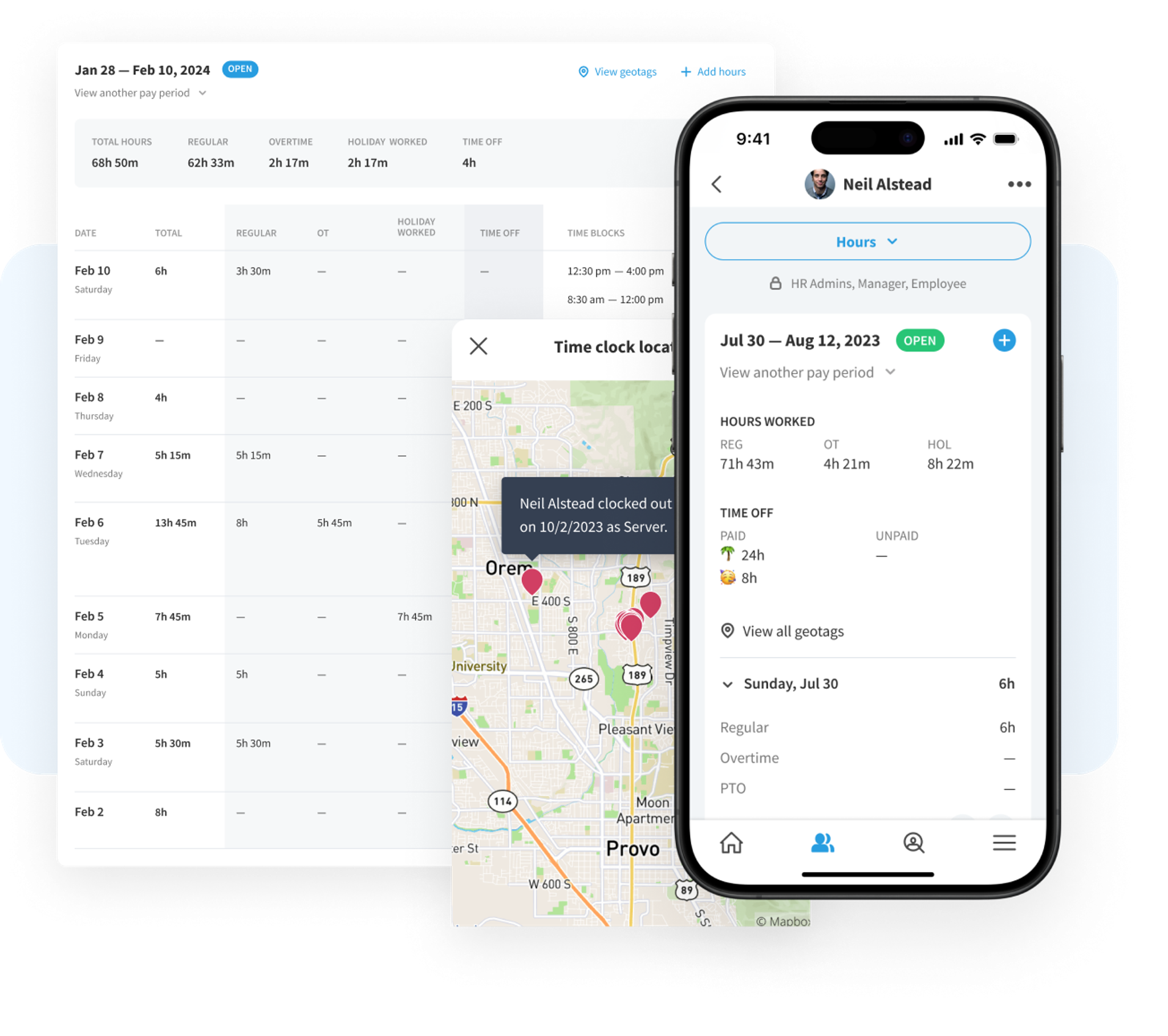 Mobile Time Tracking App | Eddy
