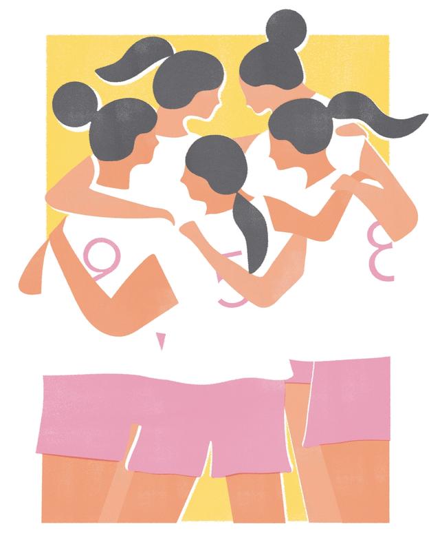 The Huddle – Naomi Elliott Illustration