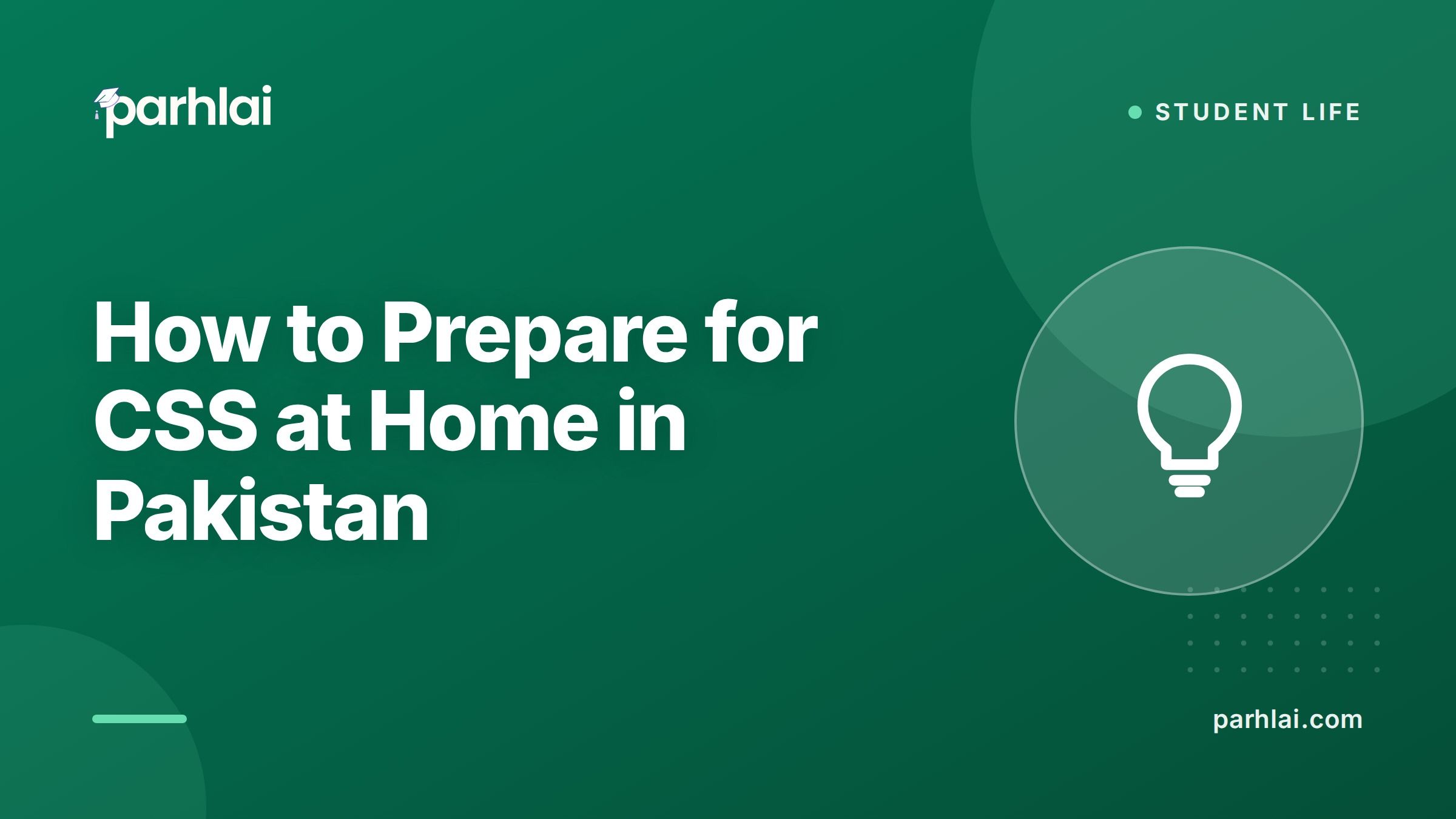 How to Prepare for CSS at Home: Complete Self-Study Plan Pakistan | Parhlai