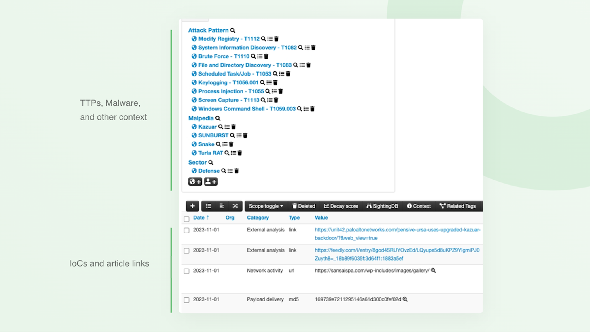 Scale up MISP: Automatically collect and ingest IoCs with Feedly TI | Feedly