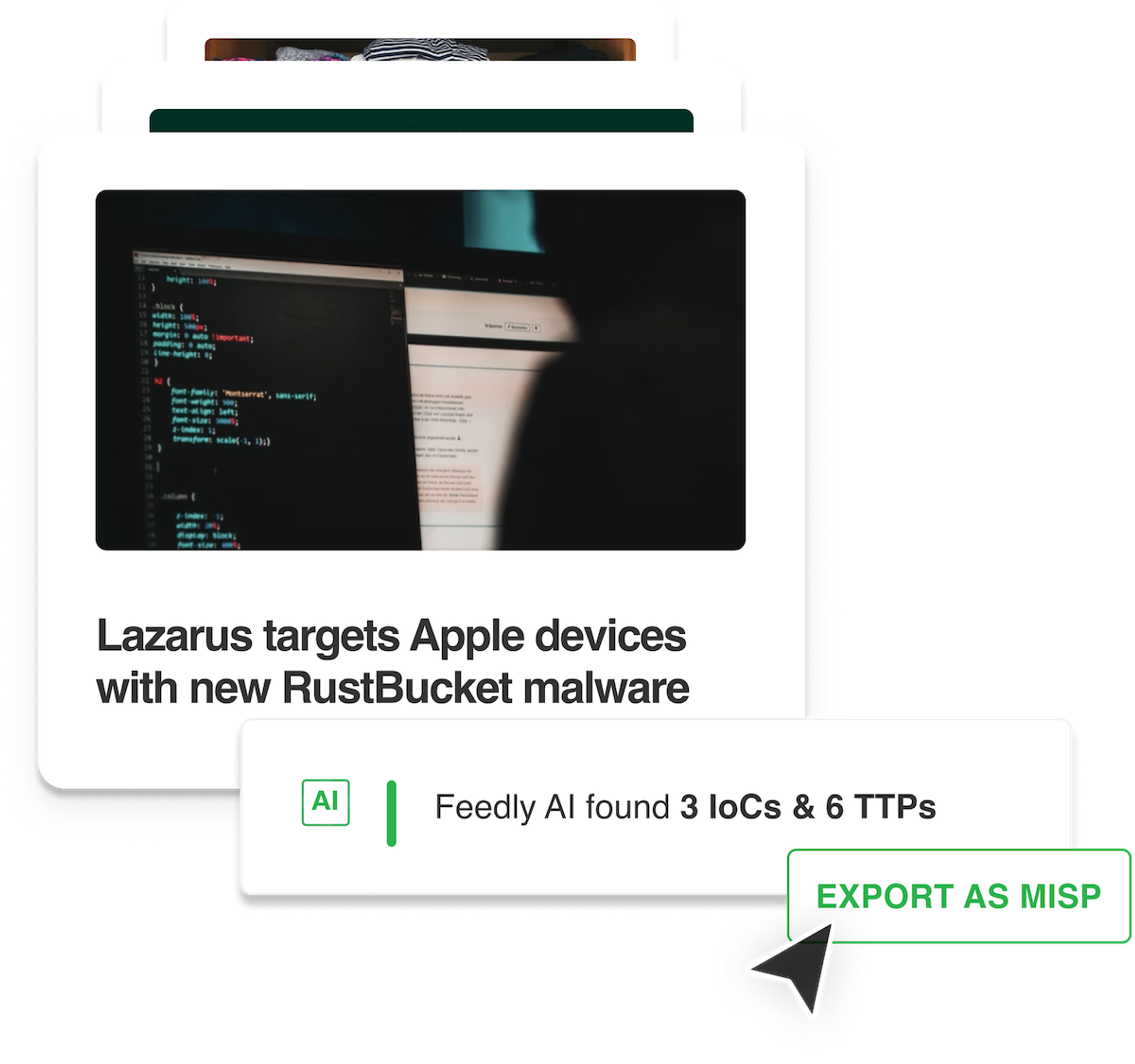 Scale up MISP: Automatically collect and ingest IoCs with Feedly TI | Feedly