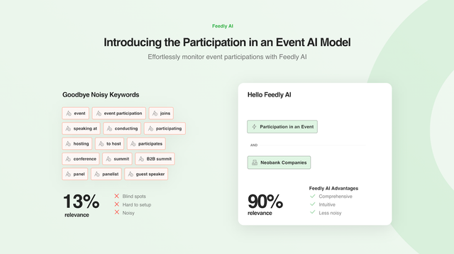 Track the events your competitors attend with Feedly | Feedly