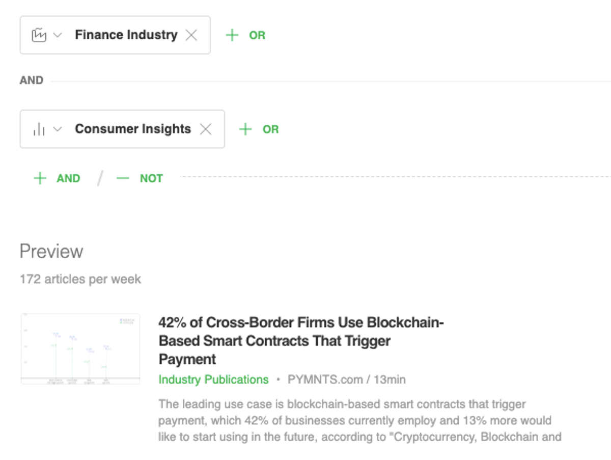 11 examples of how Feedly users track specific concepts across millions of sources with AI Feeds ...