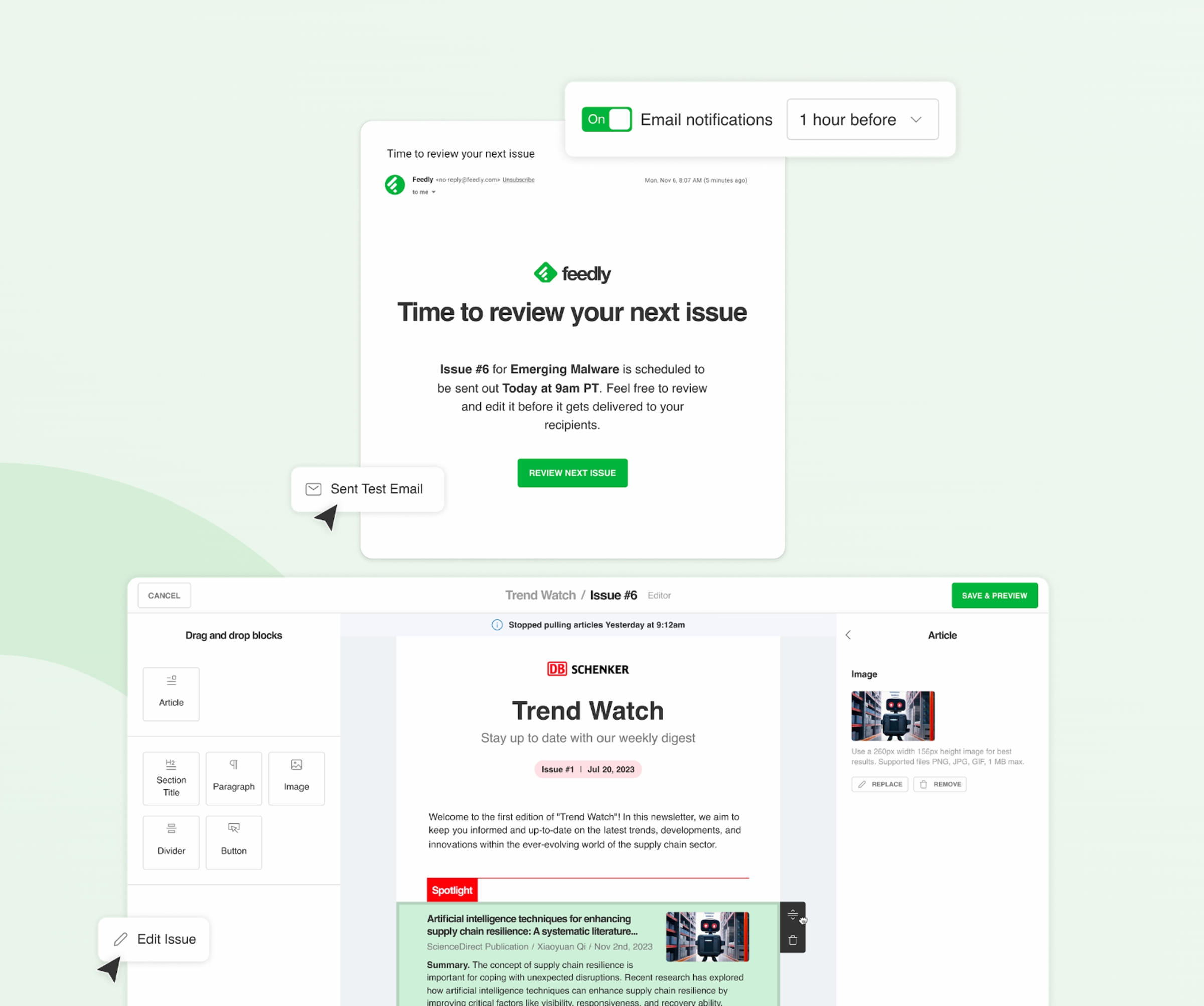 Automated Newsletters for market intelligence | Feedly