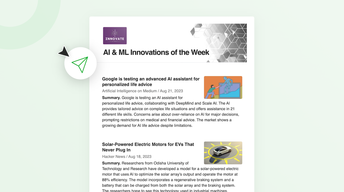 Stay on top of AI trends | Feedly