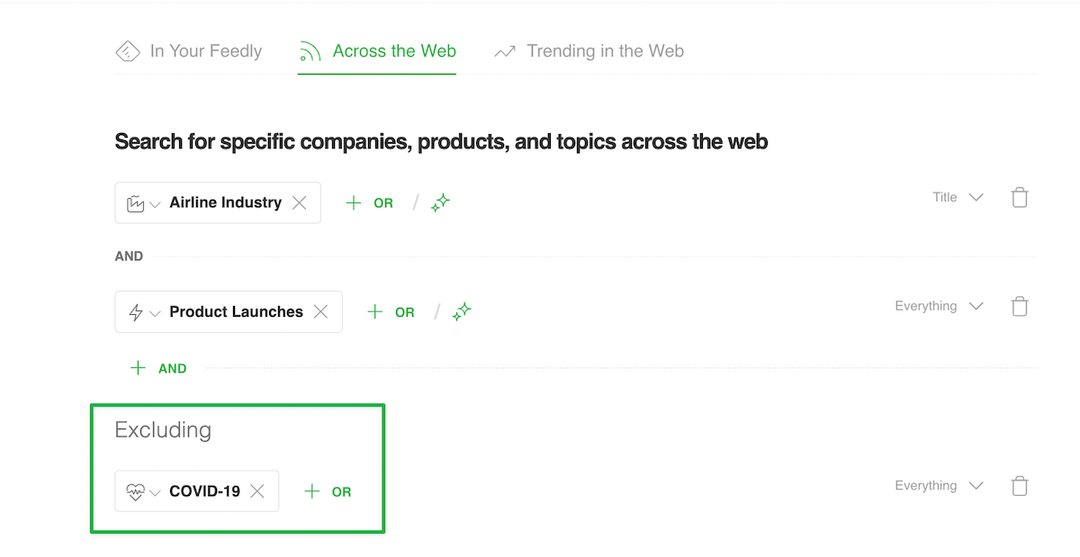 Power Search across the Web | Feedly