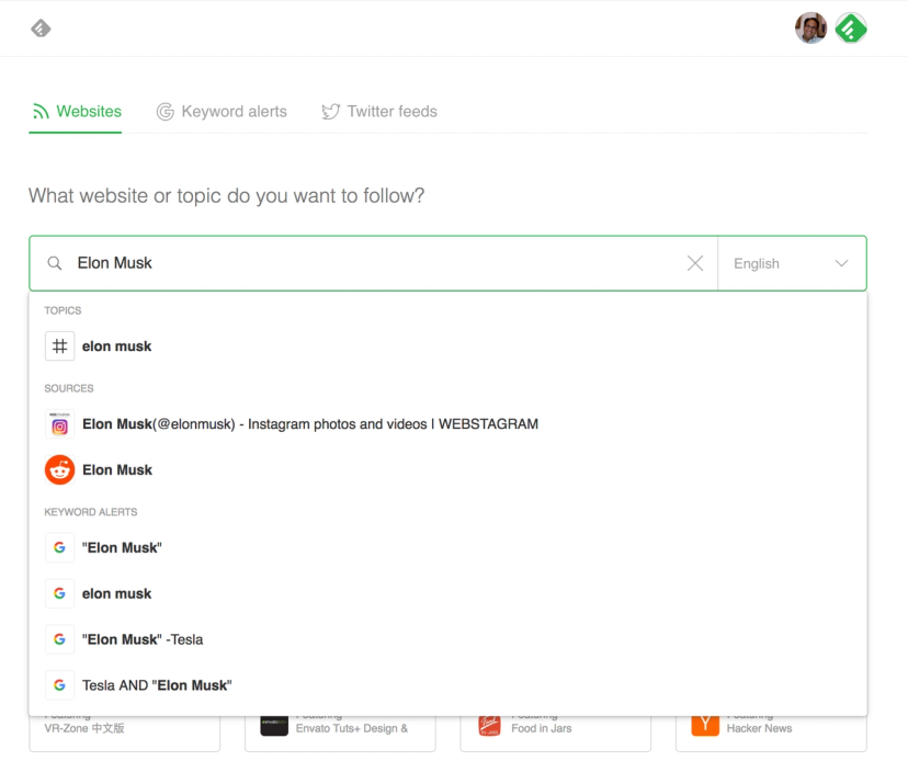 Discover subject matter experts | Feedly