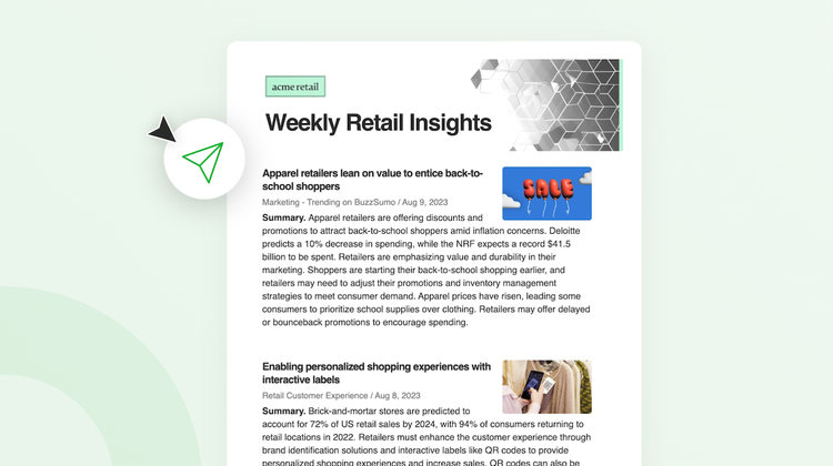 How to collect and share Consumer Insights with Feedly AI Feeds | Feedly