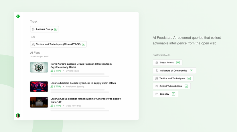 Automated Newsletters for threat intelligence | Feedly