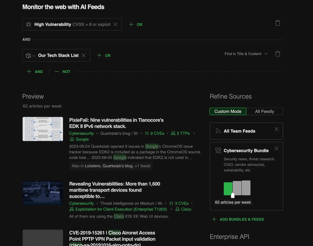 Case study: Automating vulnerability monitoring with Feedly | Feedly