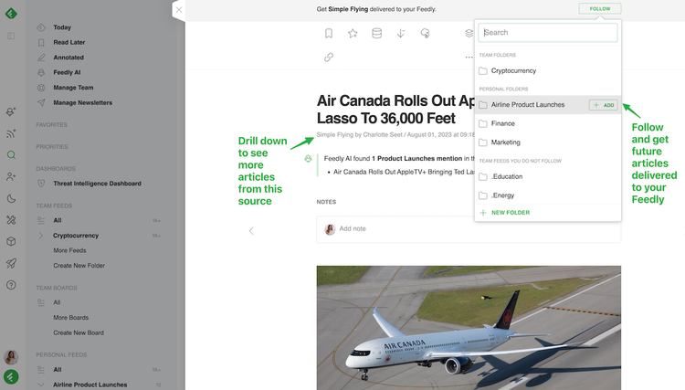 Power Search across the Web | Feedly