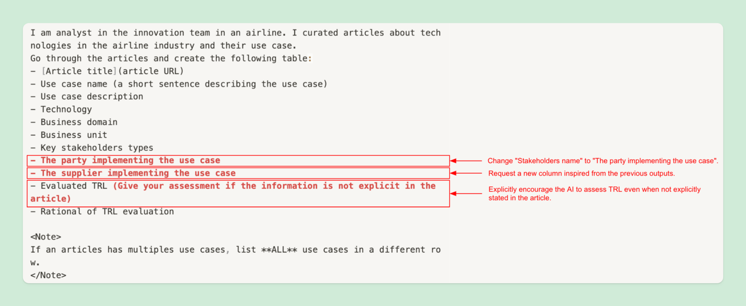 Deep-dive: Optimizing prompts for AI Actions | Feedly