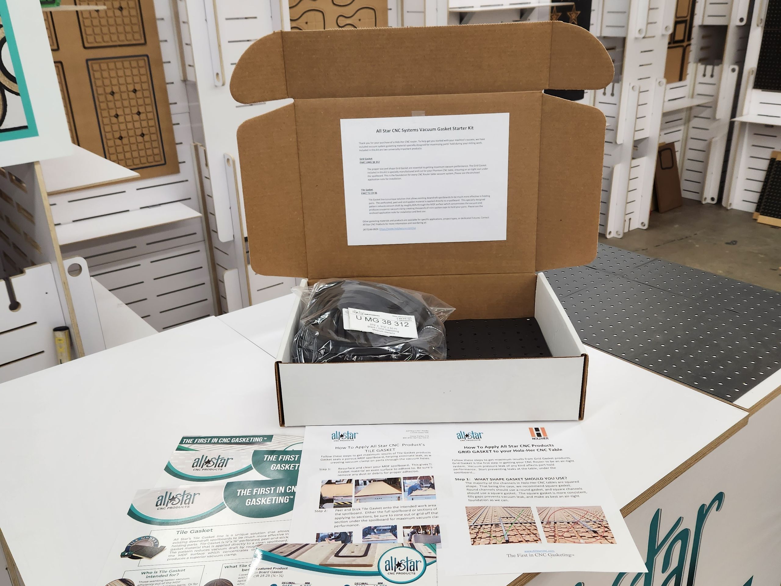 Vacuum Clamping Gasket Kits | All Star CNC