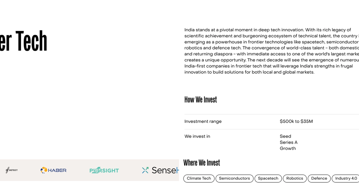 Frontier Tech – Elevation Capital