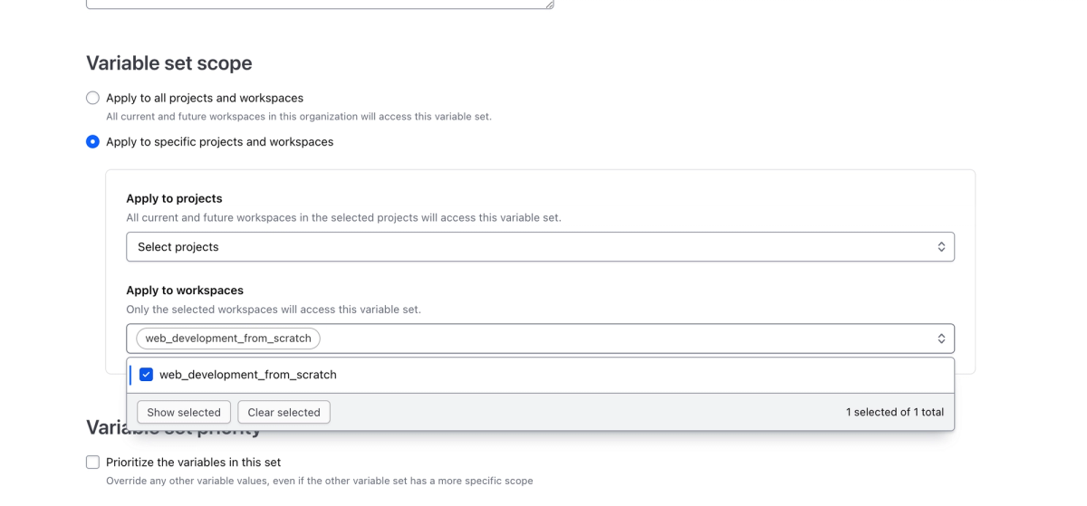 Credentials Management with Variable Sets - Setup Terraform Cloud - Opsmaru Credentials Management with Variable Sets - Setup Terraform Cloud - Opsmaru