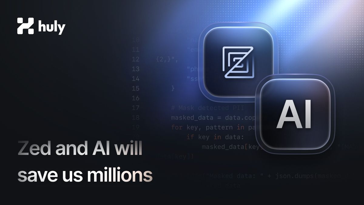 Zed and AI will save us millions