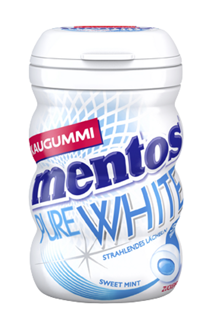 Mentos Kaugummi Pure White Sweet Mint | Mentos Germany