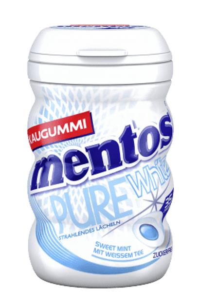 Mentos Kaugummi Pure White Sweet Mint | Mentos Germany