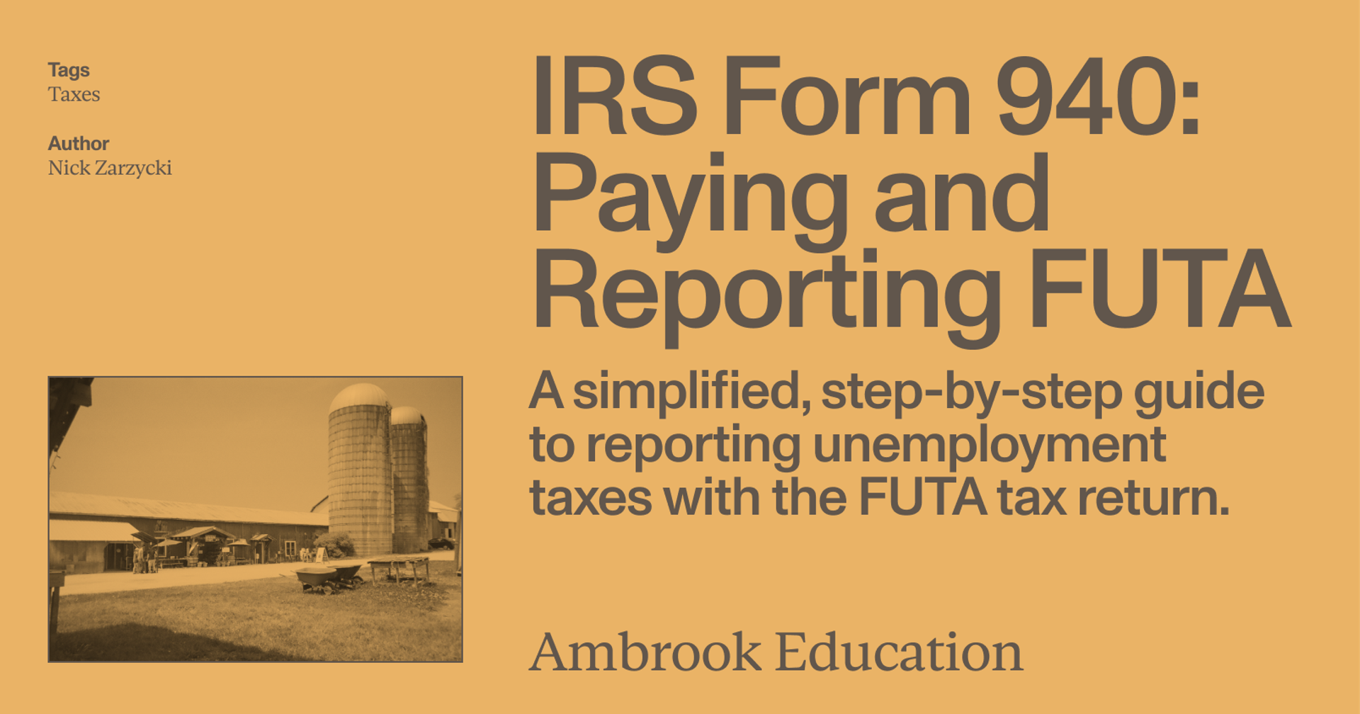 How to File Form 940, the Employer’s Annual Federal Unemployment (FUTA ...