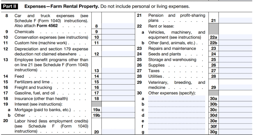How to Report Farm Rental Income and Expenses With Form 4835 - Ambrook