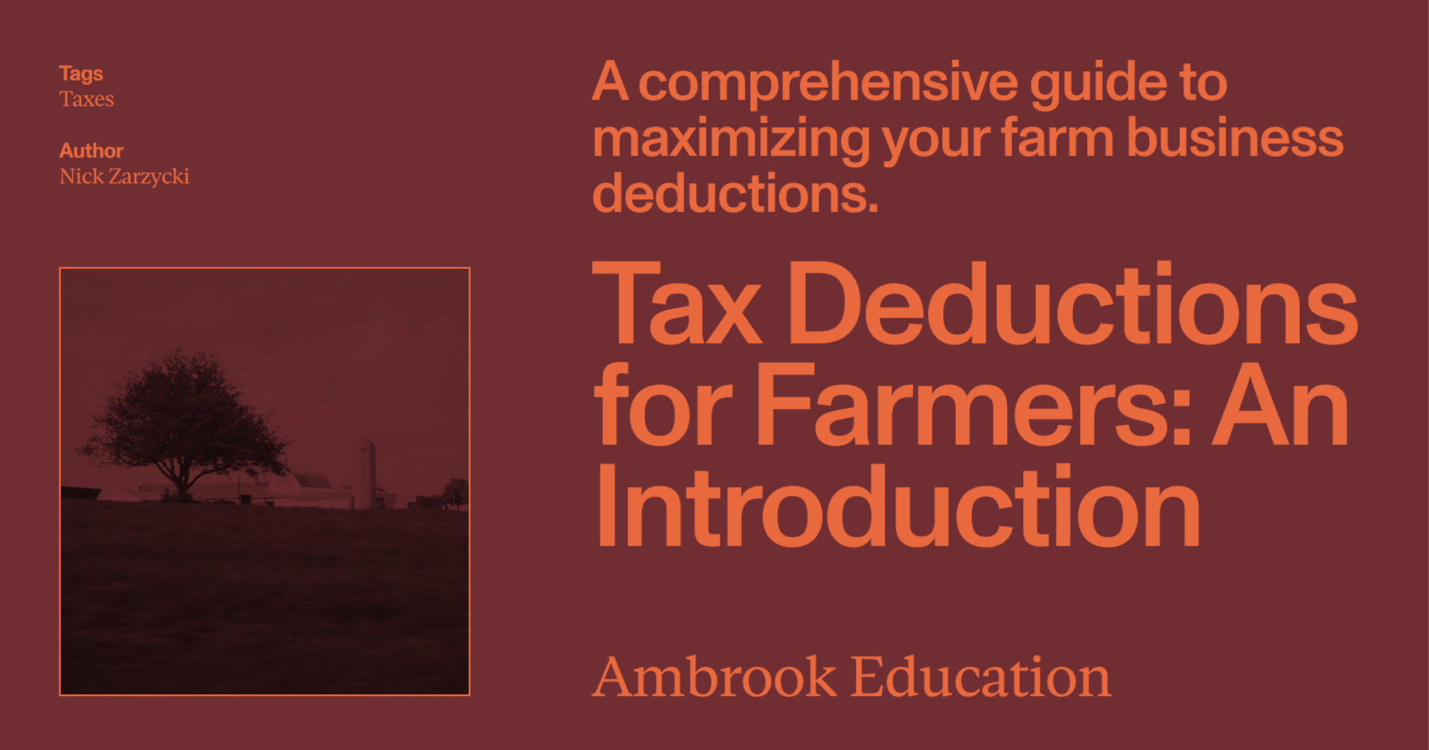 Farm Tax Deductions: Overhead, Fees, Taxes, Office Expenses and ...