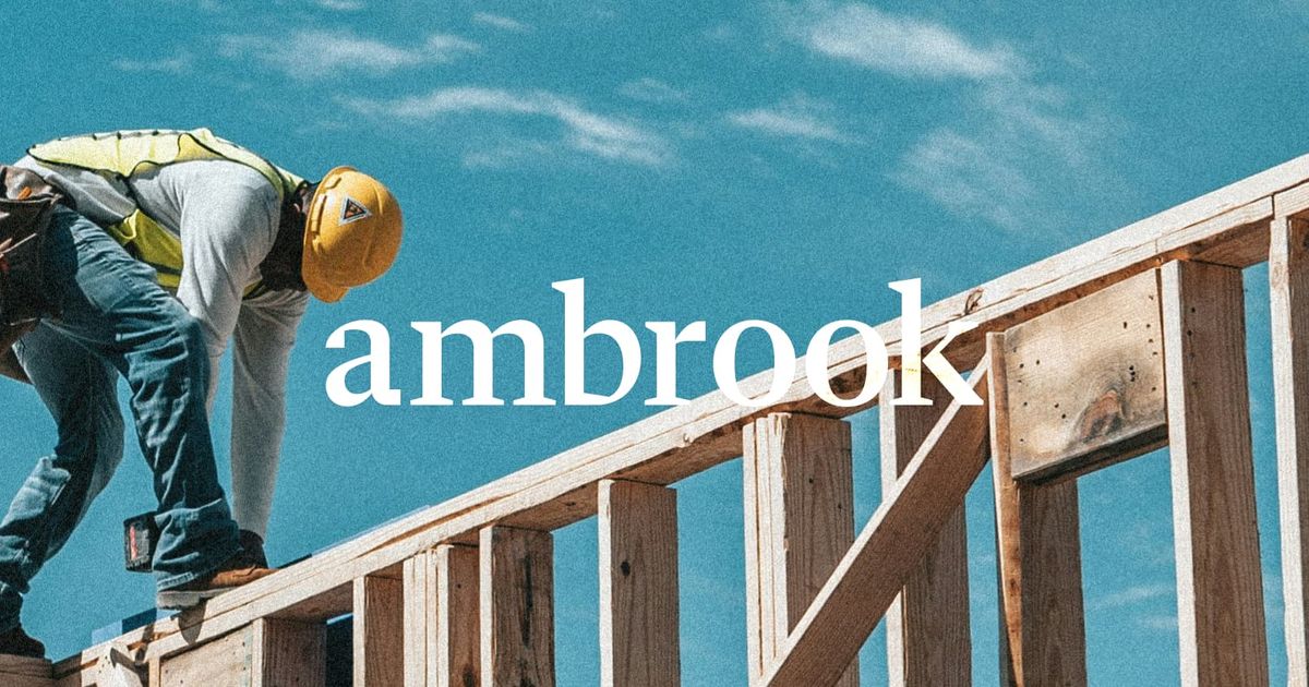 Ambrook for Construction - Construct a solid financial foundation
