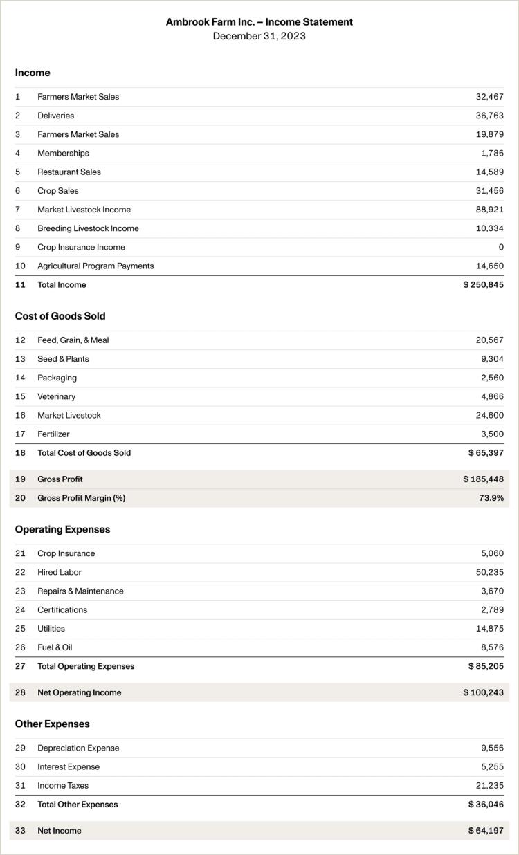 How to Read an Income Statement - Ambrook
