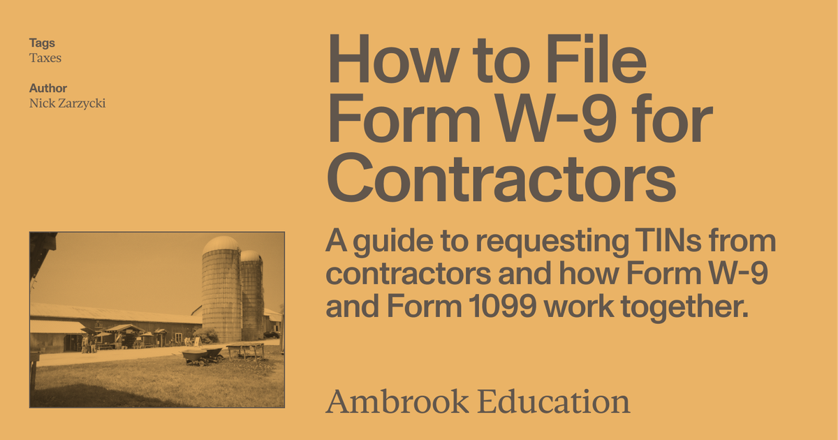 What Is a W9 Form, and Why Do I Need One? - Ambrook