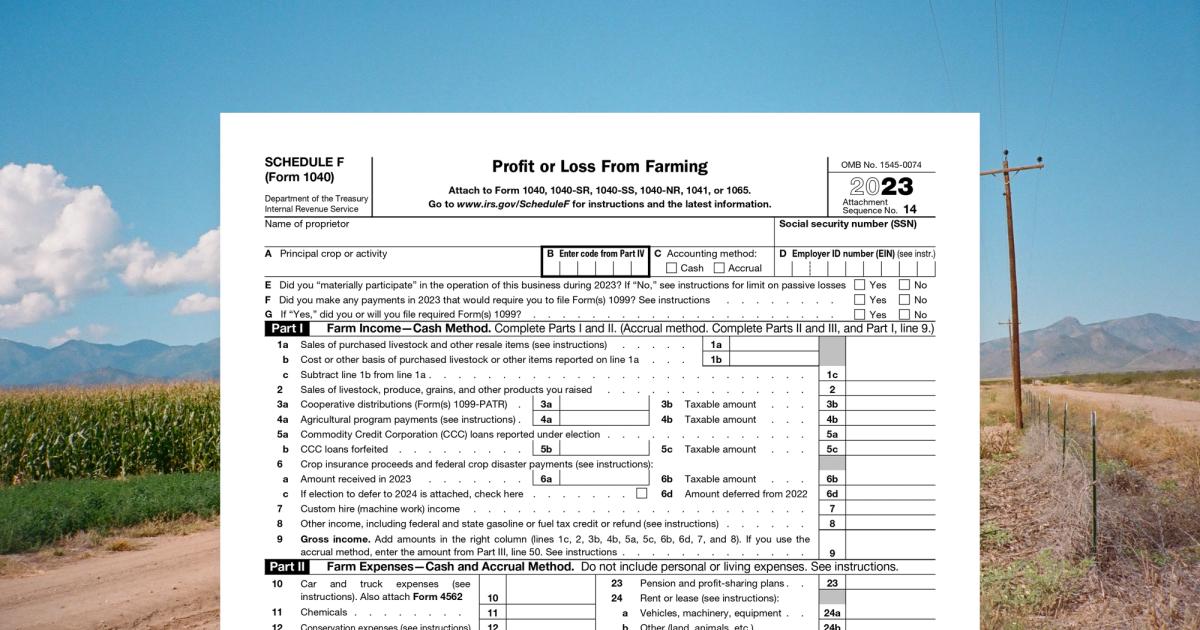 It’s Tax Season on the Farm: Closing Out the Year and Starting Anew ...
