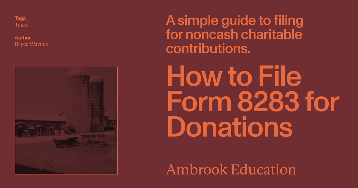 How to File Form 8283 for Food and Other Donations - Ambrook