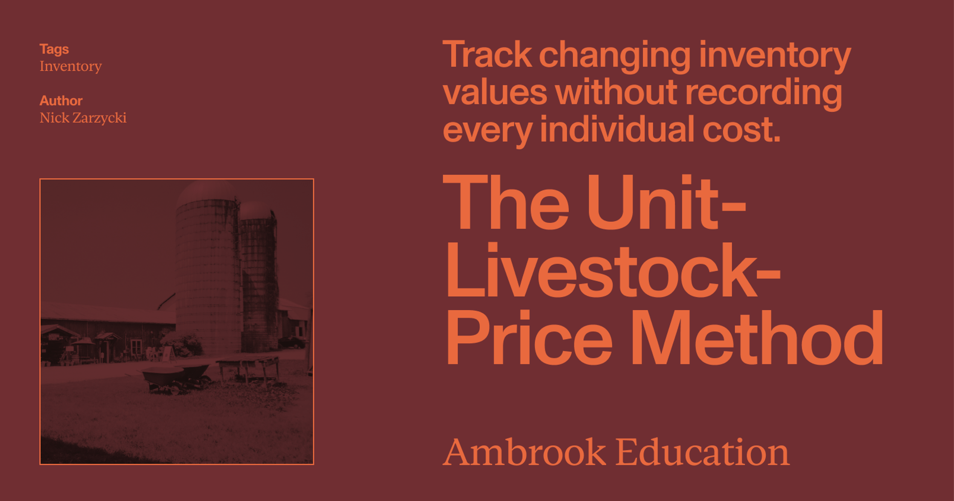 The Cost Method of Inventory Accounting: A Simple Guide - Ambrook