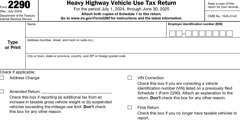 A Guide to Form 2290 and the Heavy Vehicle Use Tax (HVUT) Exemption for ...
