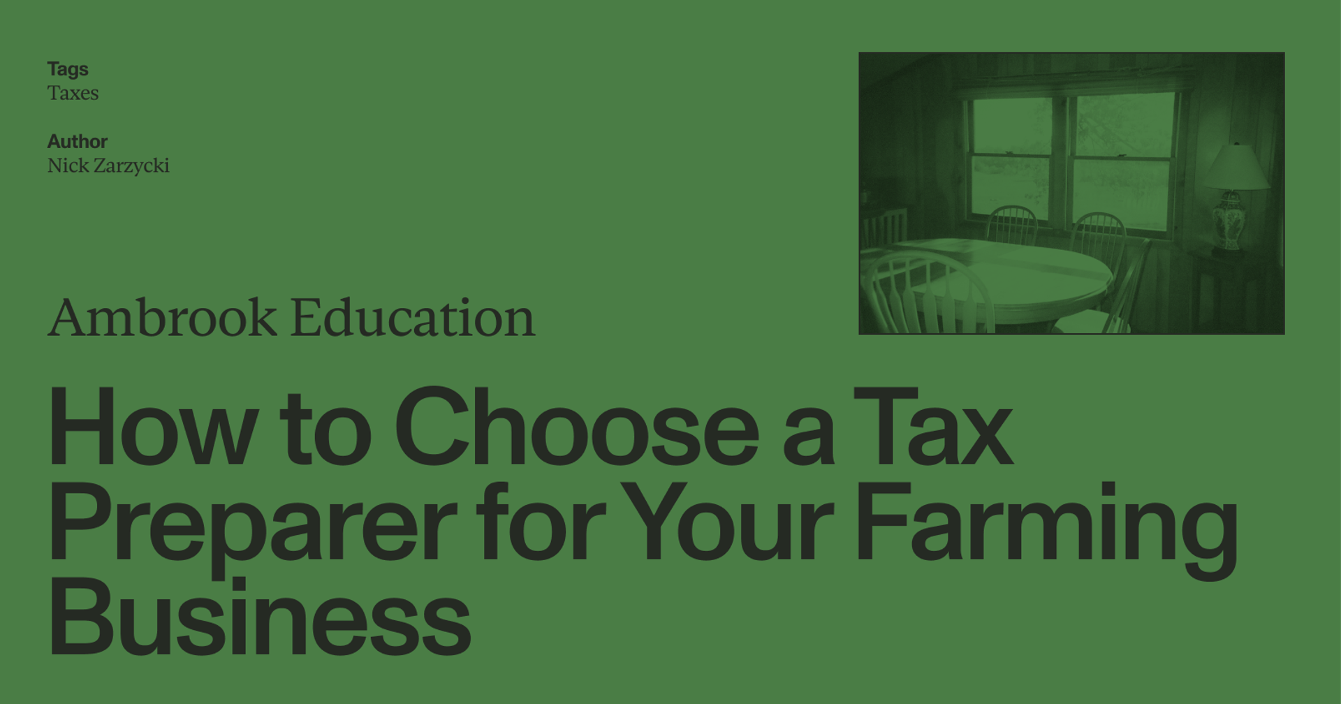 Tax Deductions for Farmers: An Introduction - Ambrook