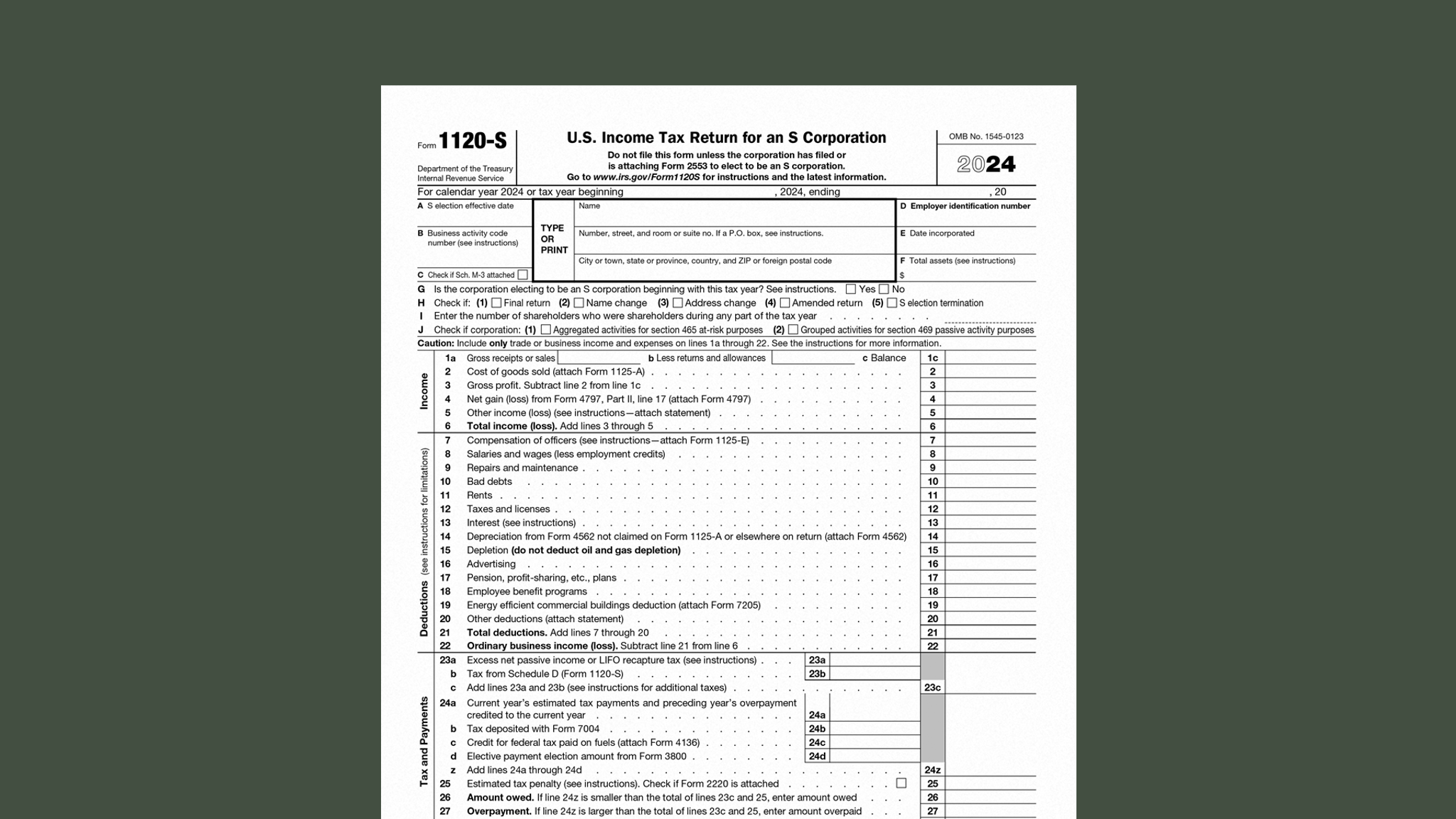 IRS Form 1120-S: A Simple Guide to Filing Your Taxes as an S Corporation - Ambrook