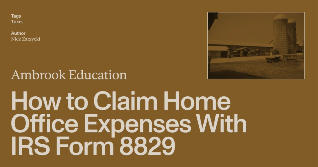Claiming Home Office Deductions With Form 8829: A Step-by-Step Guide ...