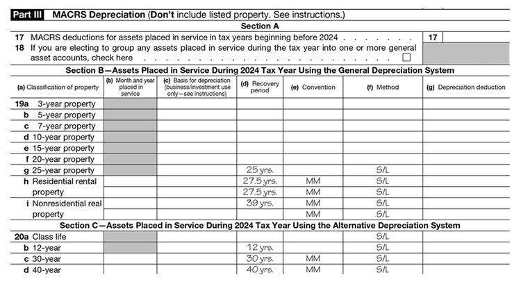 How to File IRS Form 4562 for Depreciation and Amortization - Ambrook