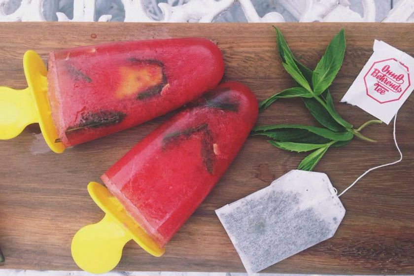 Watermelon & Mint Ice Blocks - GoodnessMe