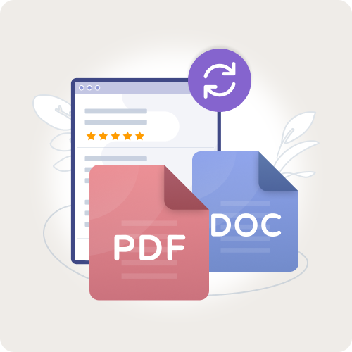 Edit your documents quickly and easily with ZoomConvert conversion