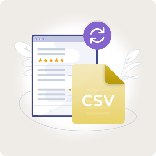 Use ZoomConvert to convert your files to and from CSV format