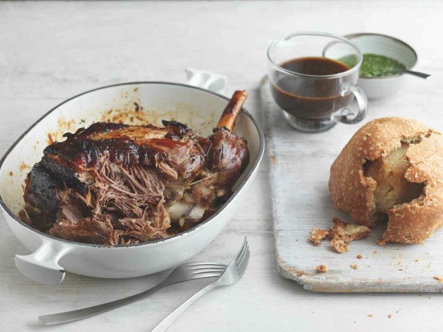 Slow-roast leg of lamb recipe | Marcus Wareing | Marcus Wareing