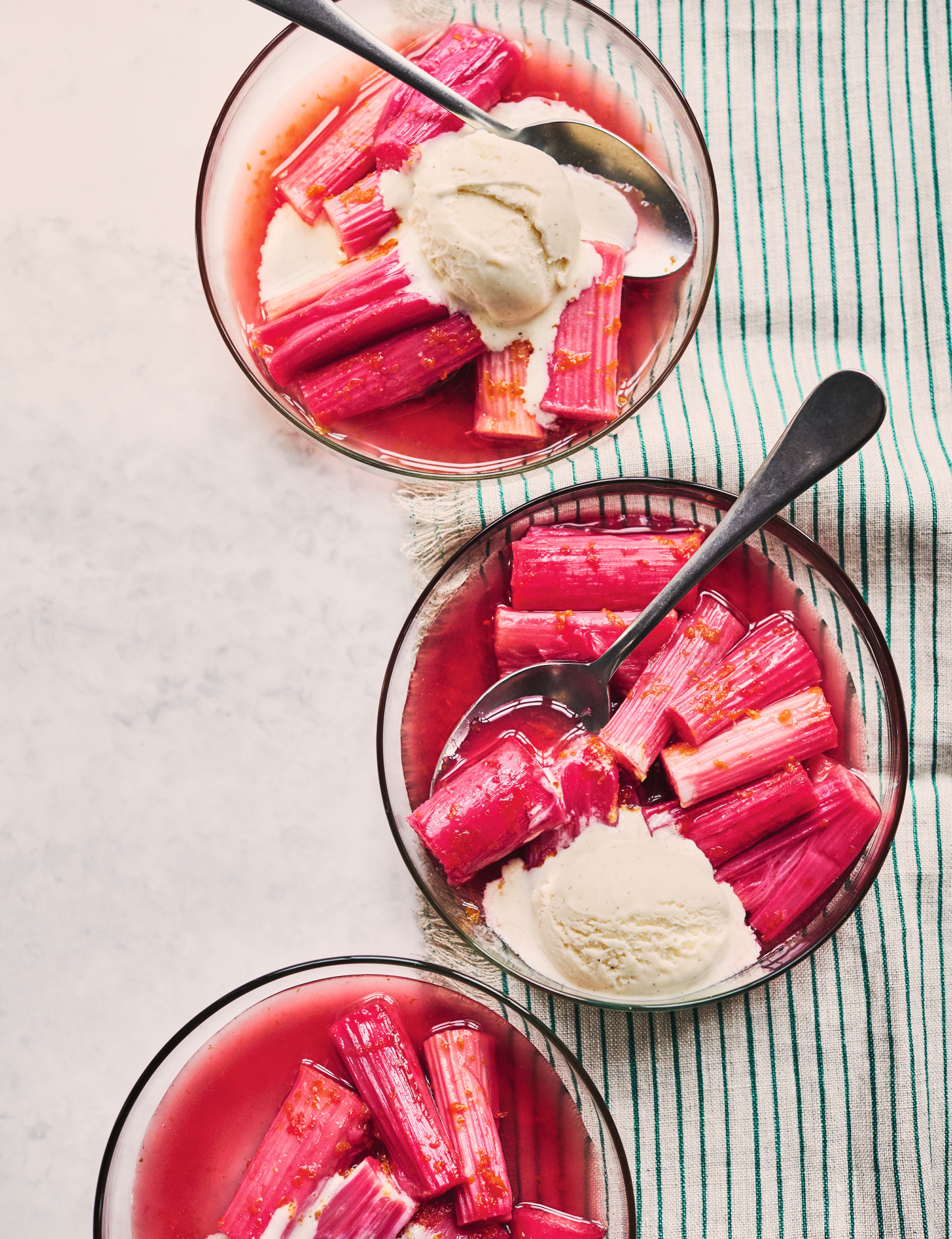 Baked rhubarb with ginger and orange | Marcus Wareing | Marcus Wareing