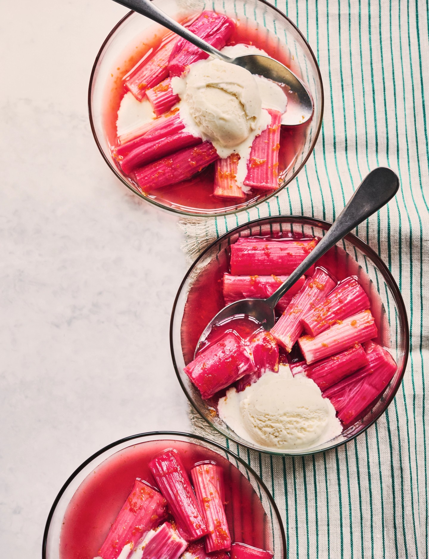 Baked rhubarb with ginger and orange | Marcus Wareing | Marcus Wareing
