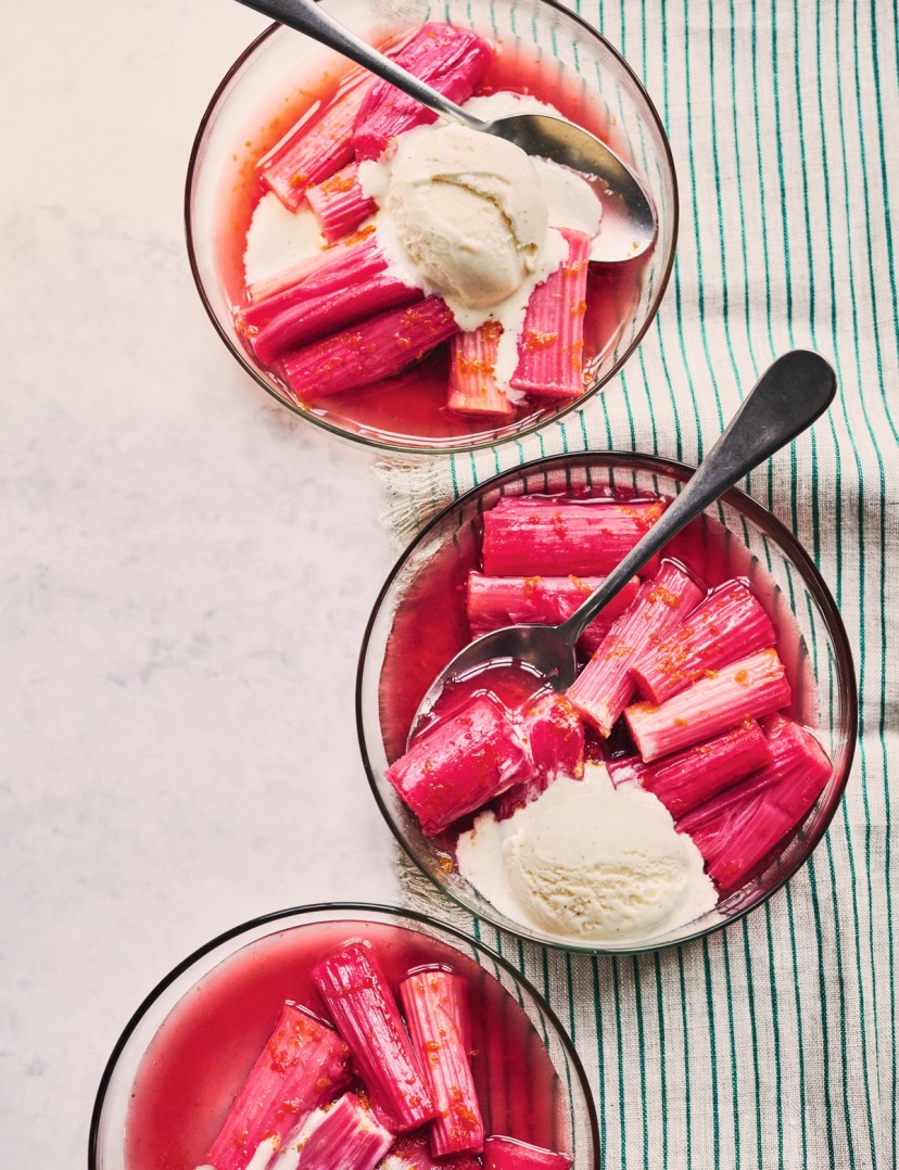 Baked rhubarb with ginger and orange | Marcus Wareing | Marcus Wareing