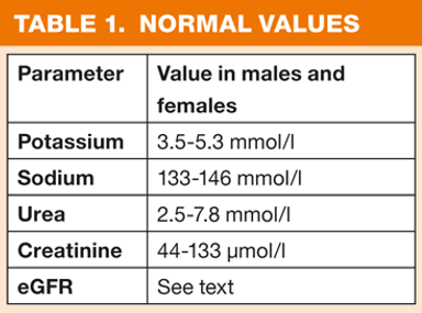 Understanding blood results: Urea and electrolytes