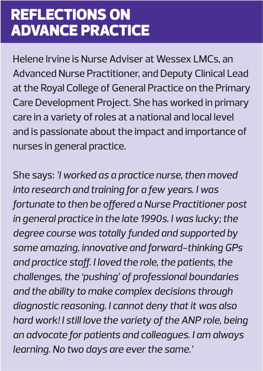 Advanced practice: where are we now and where are we going