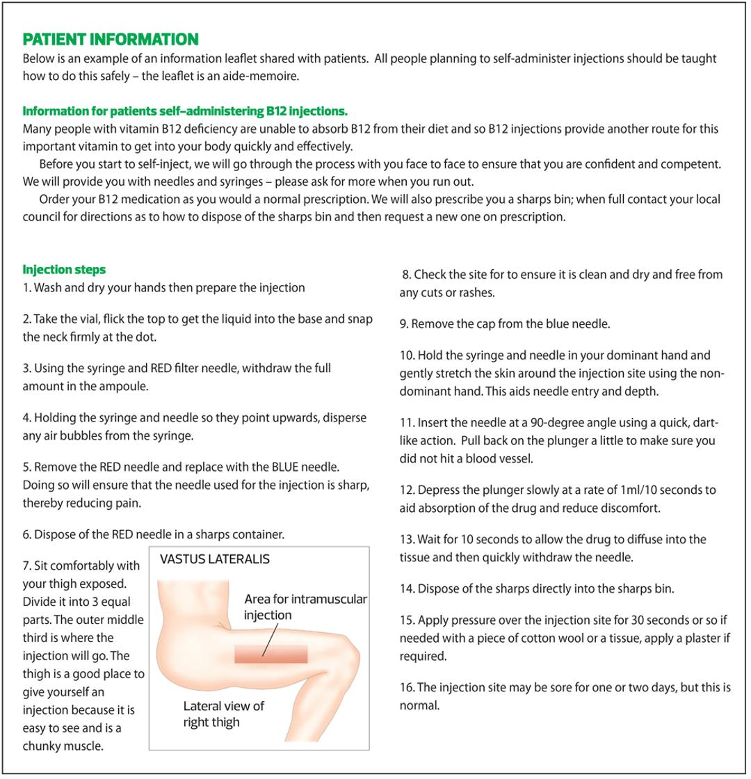 B12 deficiency and replacement in general practice
