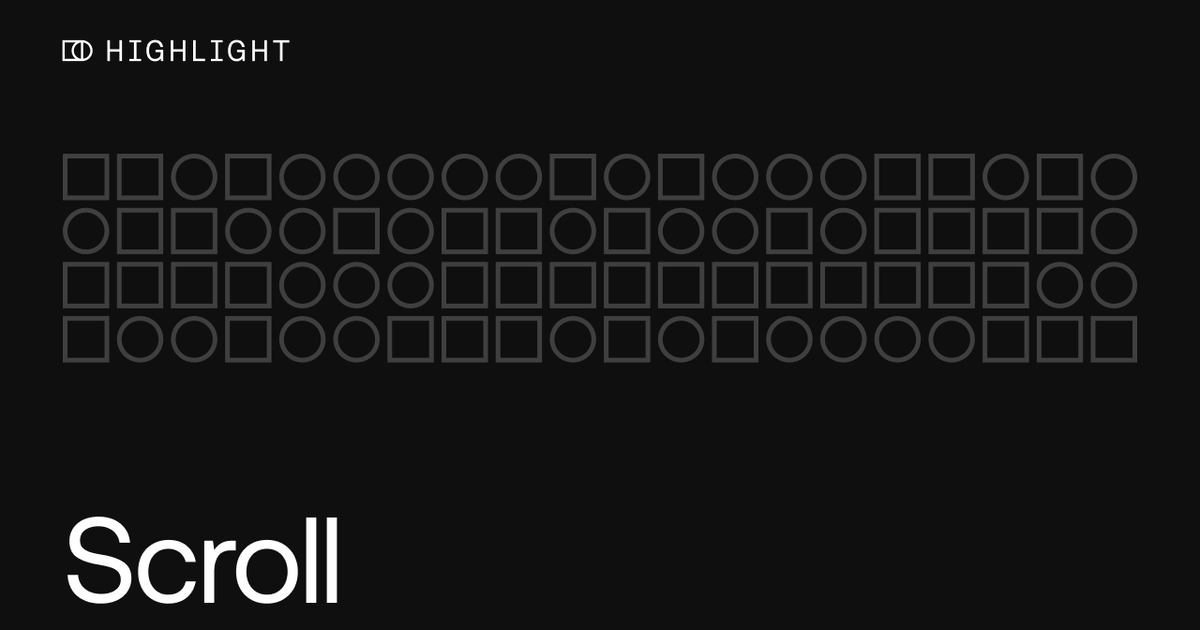 Scroll chain | Highlight
