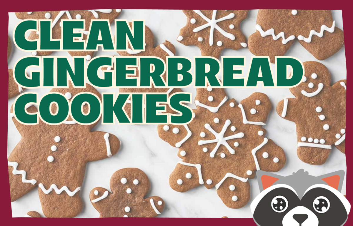 Clean Ingredient Gingerbread Cookies - Trash Panda App