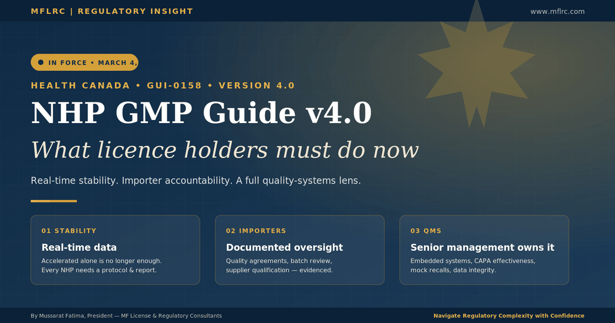 NHP GMP Guide Version 4.0 (GUI-0158): What Natural Health Product ...