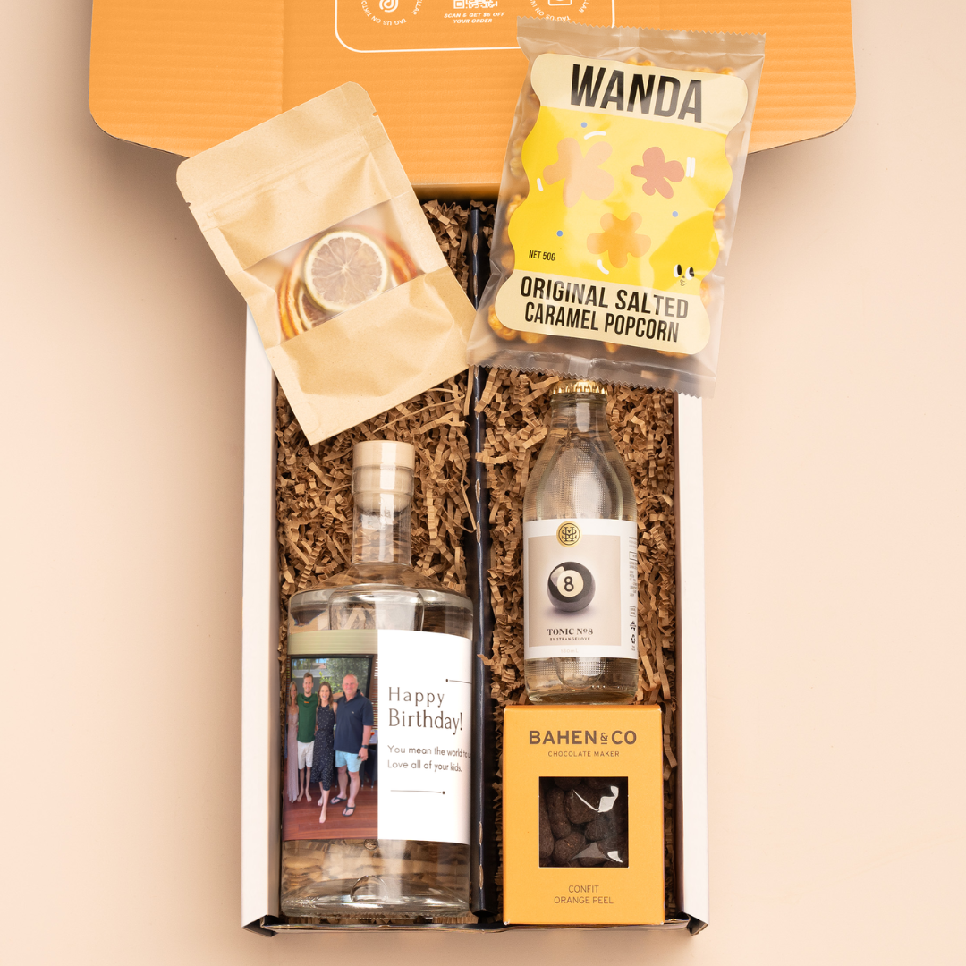 Christmas Present Idea - Alcohol Gift Box, Wine & Chocolate - Elf ...